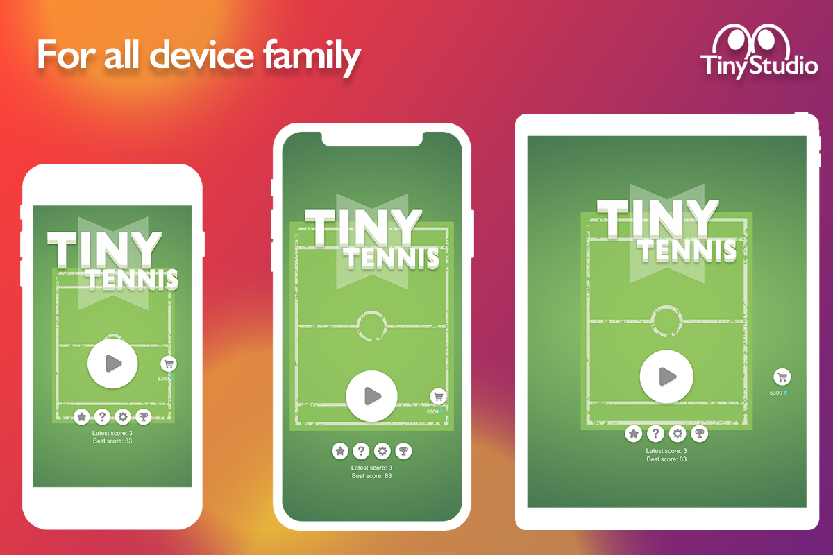 Tiny Tennis - Unity project - code.market