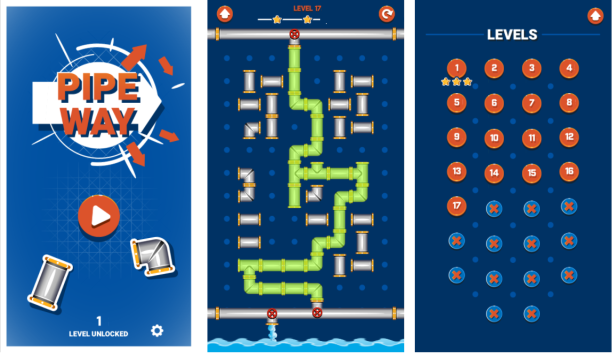 Pipe Way - HTML5 Game (Construct3) - code.market