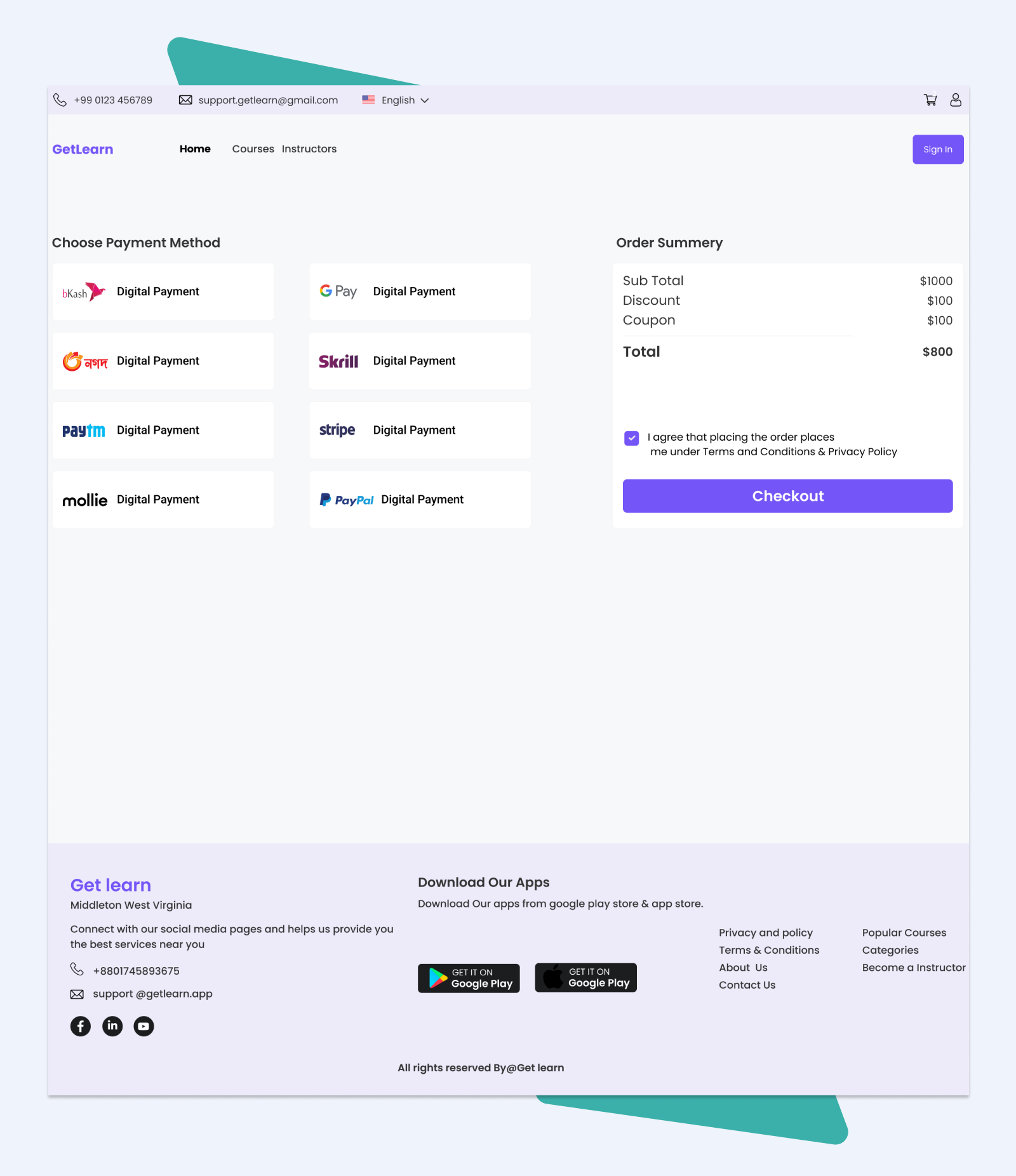 GetLMS Multi Instructor - Learning Management System - code.market
