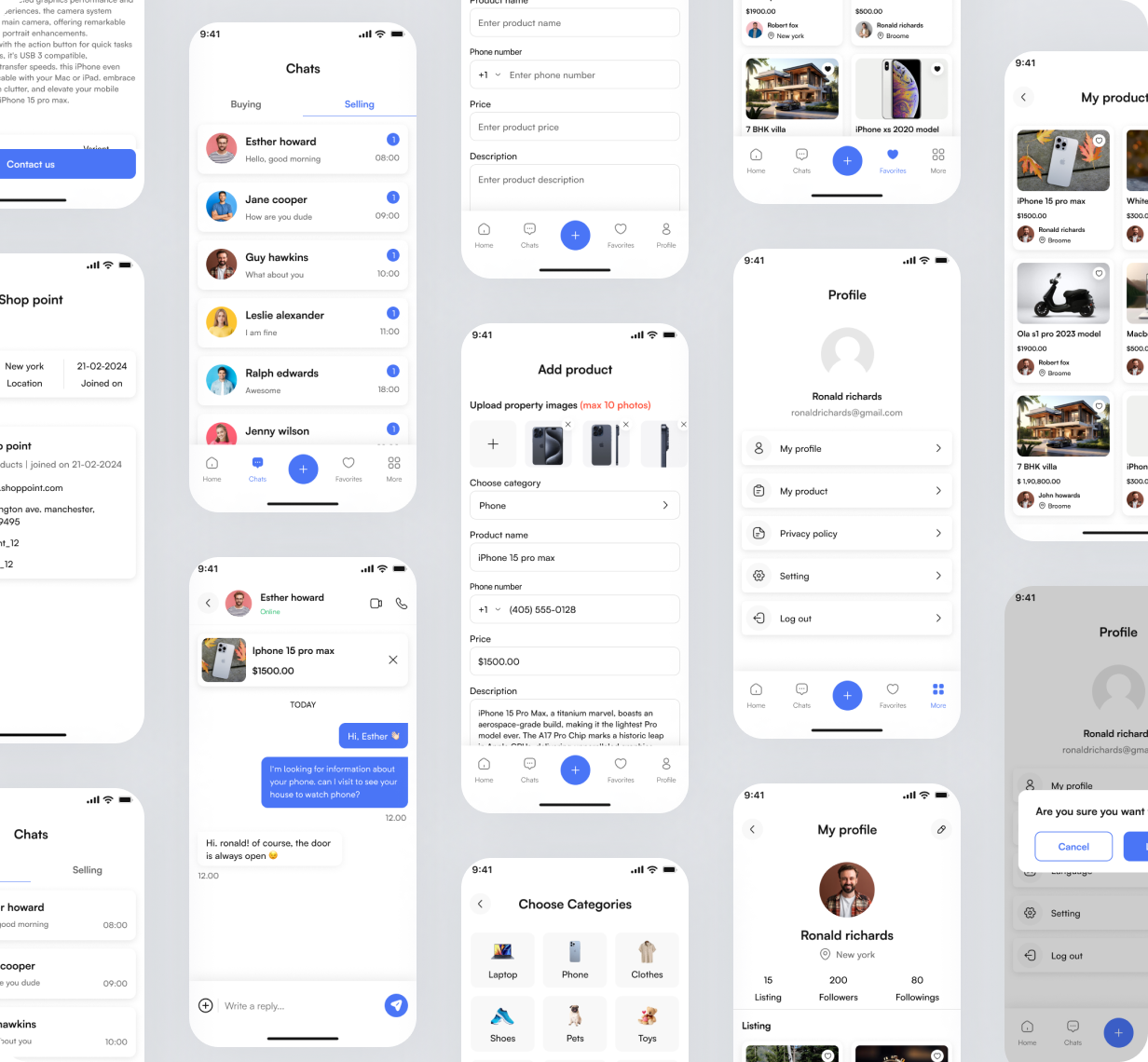 Quikrr UI template | Classified App in Flutter | - code.market