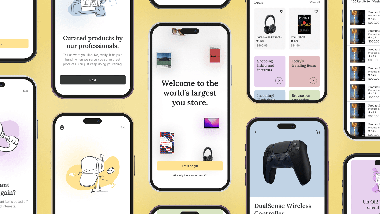 Habitual E-Commerce App UI Kit - code.market