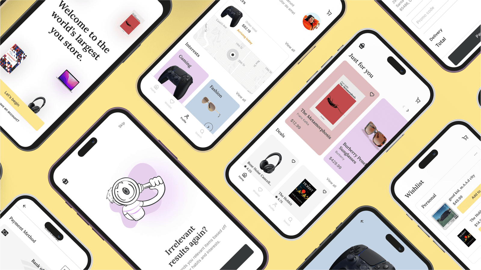 Habitual E-Commerce App UI Kit - code.market