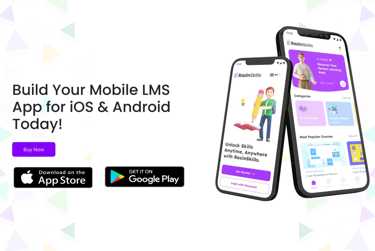 RazinSkills - LMS Mobile App with Laravel Admin - code.market