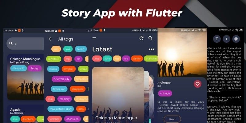 Story App With Flutter by Appsseller - code.market