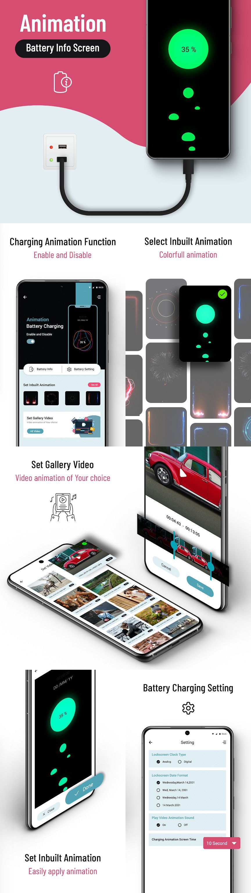 Battery Animation - Charging Animation - Battery - code.market