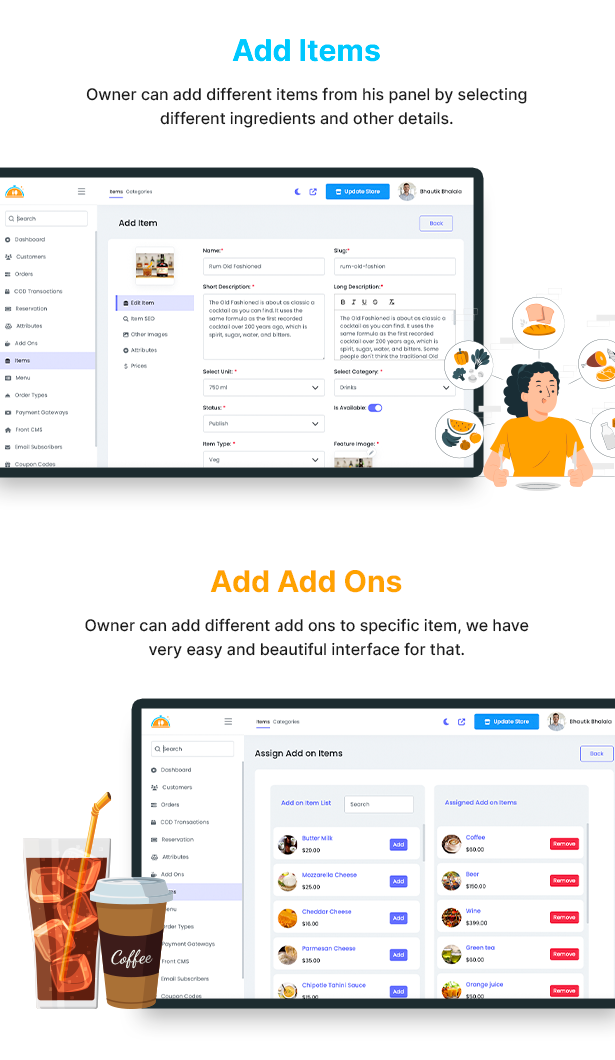 Multi Restaurant Management System by Infyomlabs - code.market