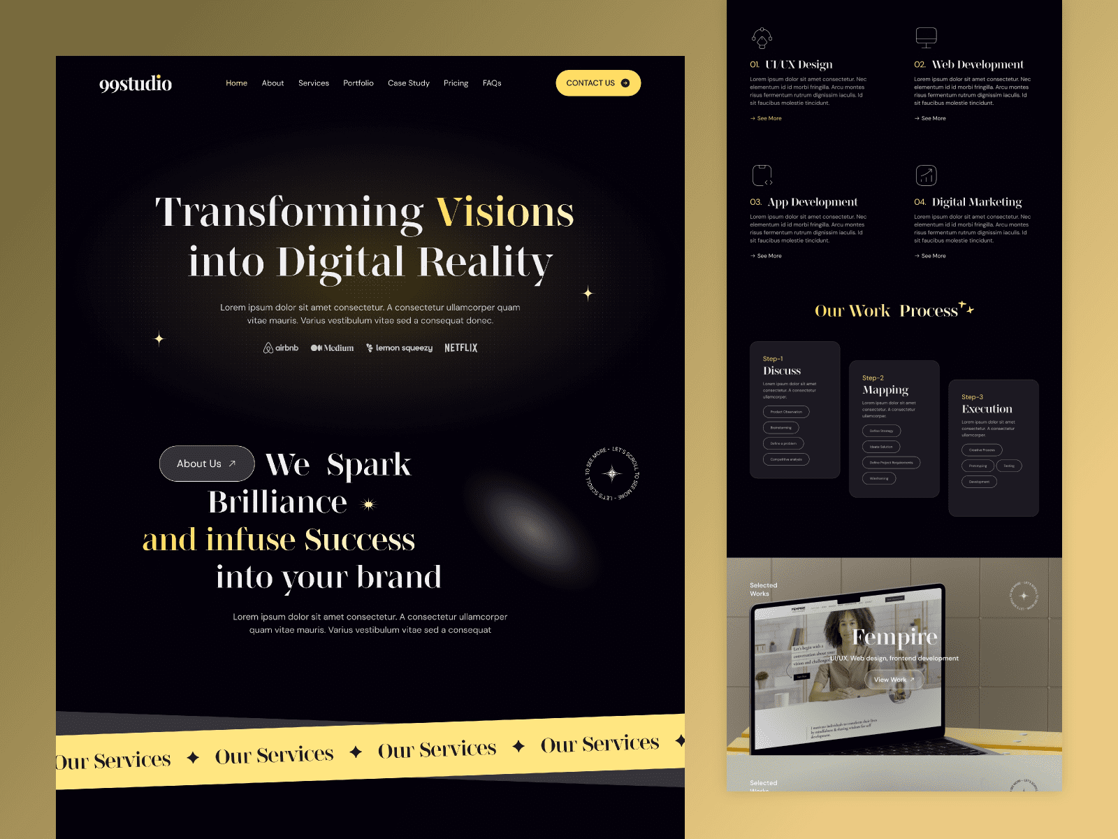 99Studio Framer Template - code.market