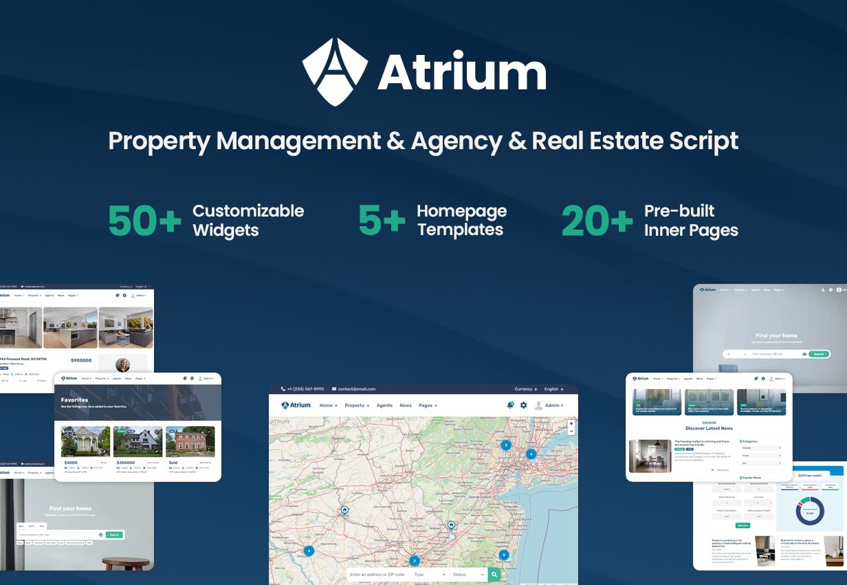 Atrium - Property Management Script by AneonTech - code.market