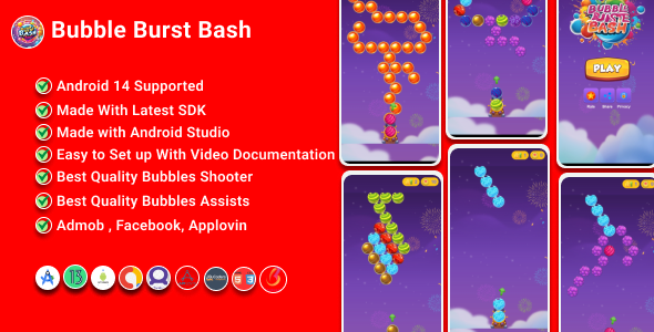 Bubble Burst Bash - Addictive Bubble Shooter Game - code.market