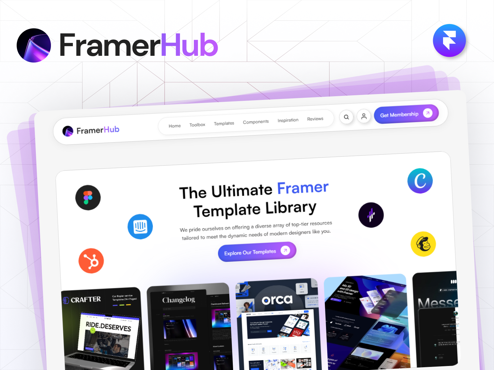 FramerHub Framer Template - code.market