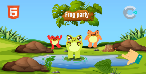 Frog Party - HTML5 - Construct 3 - Multiplayers - code.market