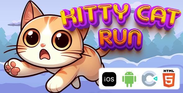 Kitty Cat Run - (HTML5|Construct 3) game - code.market