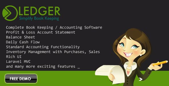 Ledger - Book Keeping Invoice Accounting Software - code.market