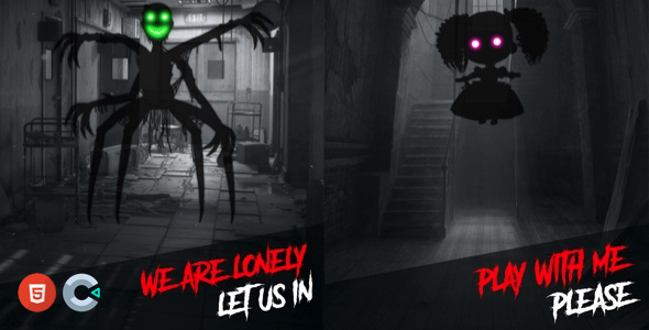 Premium Game - Night Scary - HTML5 Game, Construct 3 - code.market