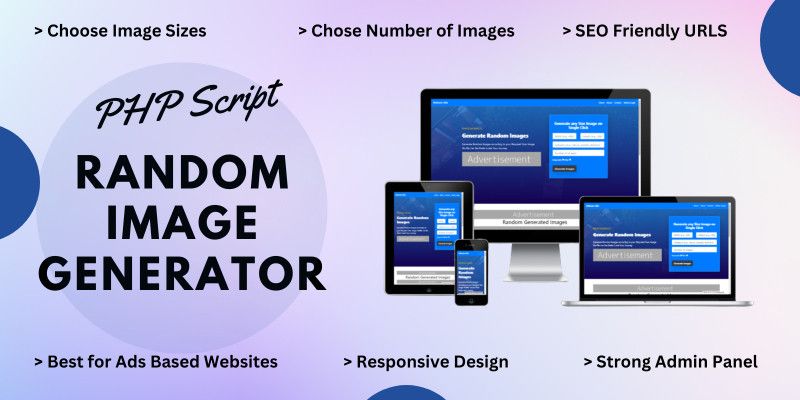 Random Image Generator Website PHP Script by Salman554480 - code.market