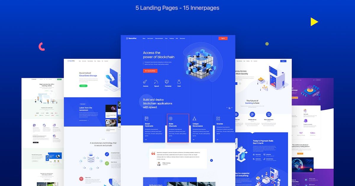 SpaceMax - Multipurpose HTML Template - code.market