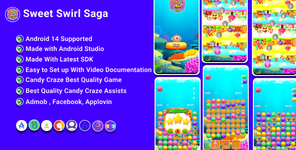 Sweet Swirl Saga: Candy Matching Puzzle Game - code.market