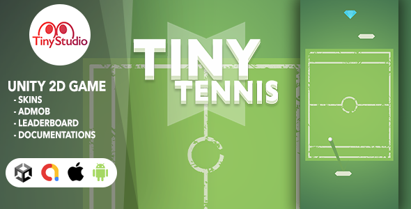 Tiny Tennis - Unity project - code.market