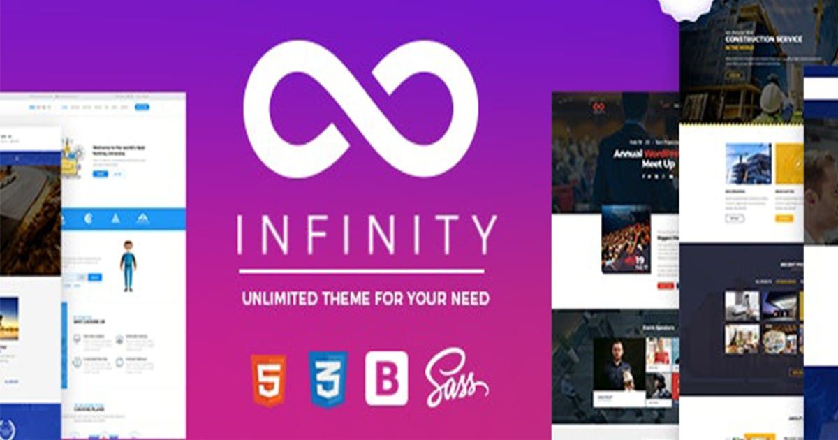 infinity - One Page Template - code.market