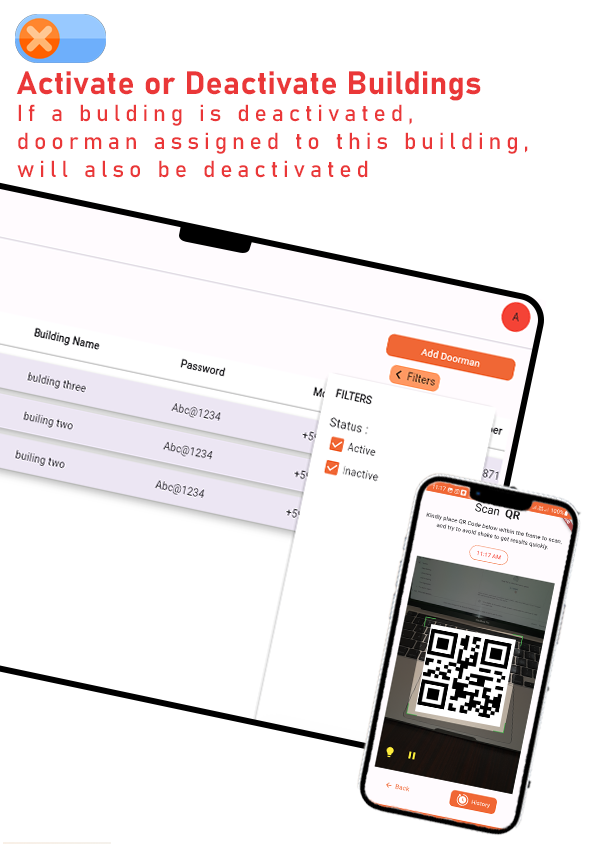 QR Attendance System for Doorman Security - code.market