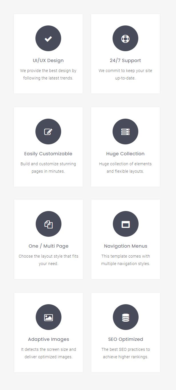 MegaOne - One Page MODX Fred Theme - code.market