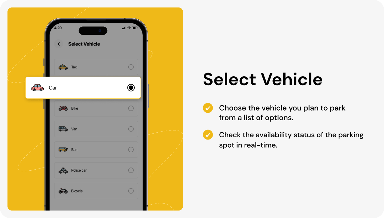 Parking Finder UI template | FindMySpot App in Flutter - code.market