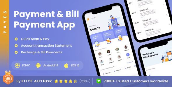 2 App Template| Online Bill Payment App| Recharge App| - code.market