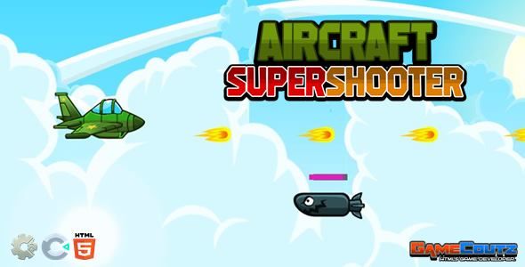 Aircraft Super Shooter - Construct Game - code.market