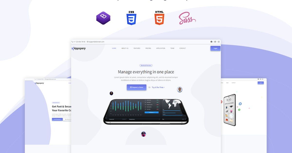 Appspery - Bootstrap 5 App Landing Template - code.market