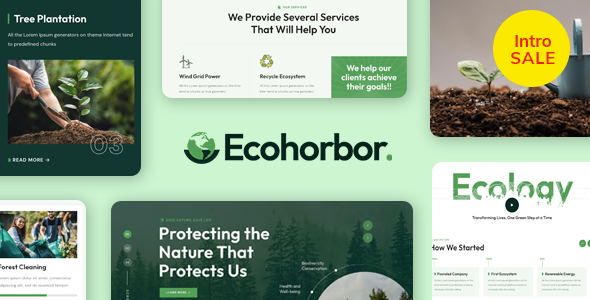 Ecohorbor - Ecology & Environment WordPress Theme - code.market