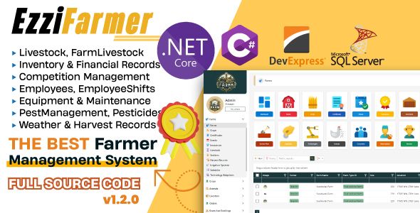 EzziFarmer - Farms management system - code.market