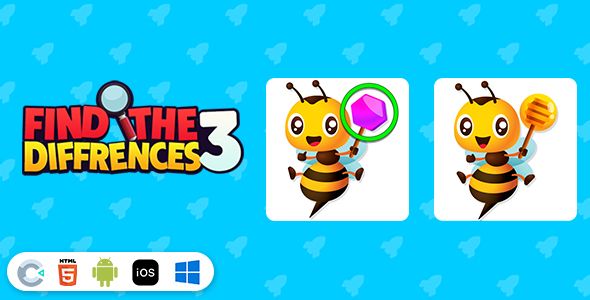 Find The 3 Difference [ Construct 3 , HTML5 ] - code.market