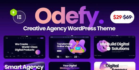 Odefy - Creative Multipurpose WordPress Theme - code.market