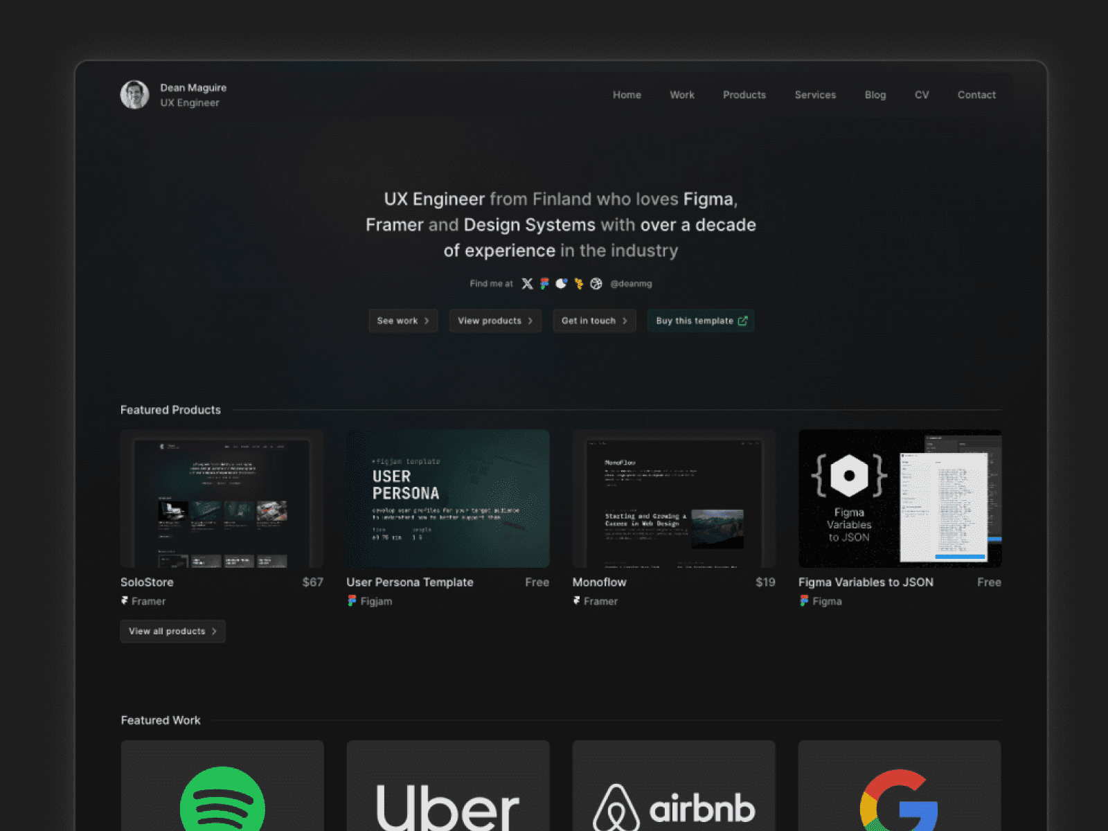 SoloStore Framer Template - code.market