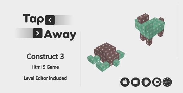 Tap Away - HTML5 Game (Construct 3) - code.market
