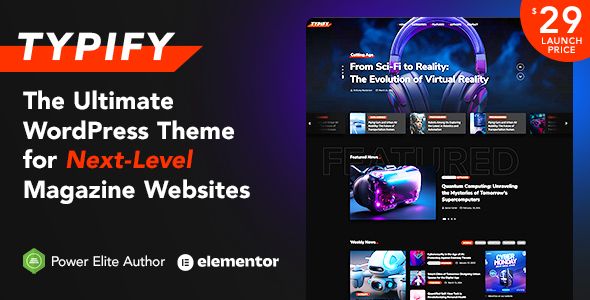 Typify - Newspaper & Magazine WordPress Theme - code.market