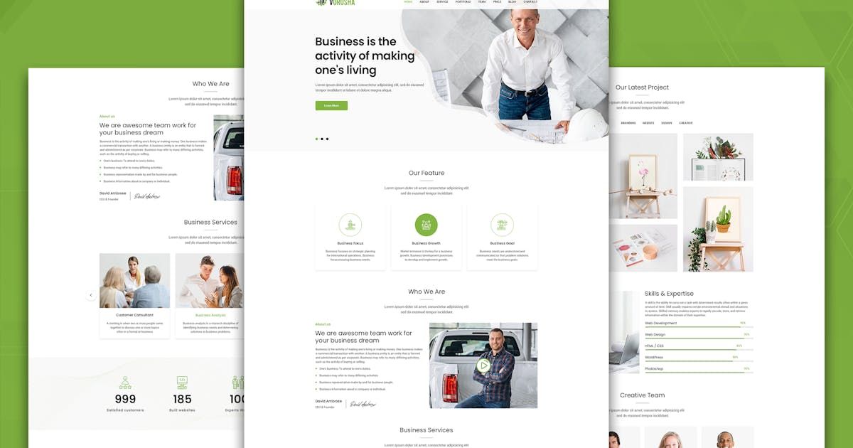 Vorosha - Multipurpose HTML Template - code.market