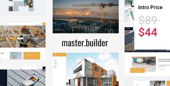 MasterBuilder - Construction WordPress Theme - code.market
