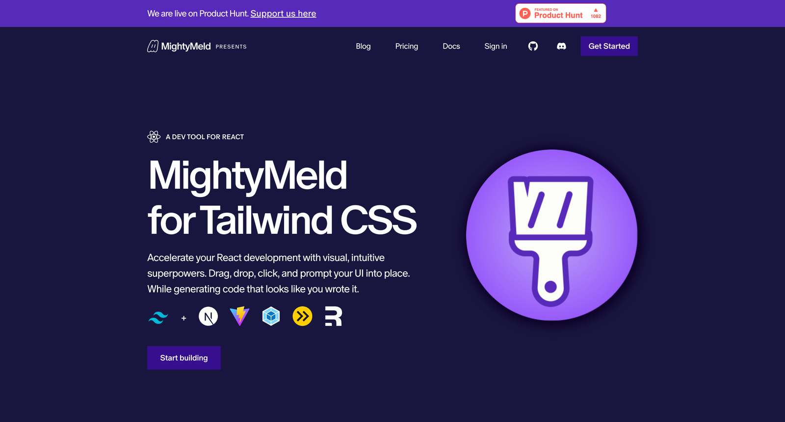 Mightymeld For Tailwind Css And React Codemarket