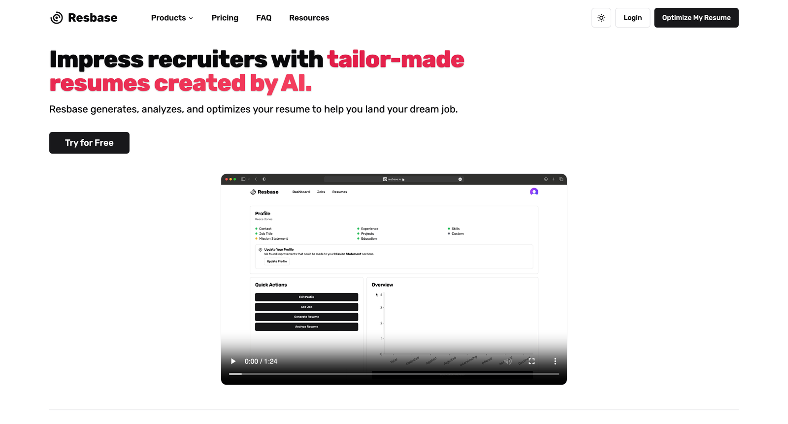 Resbase - AI Resume Builder and Optimizer - code.market