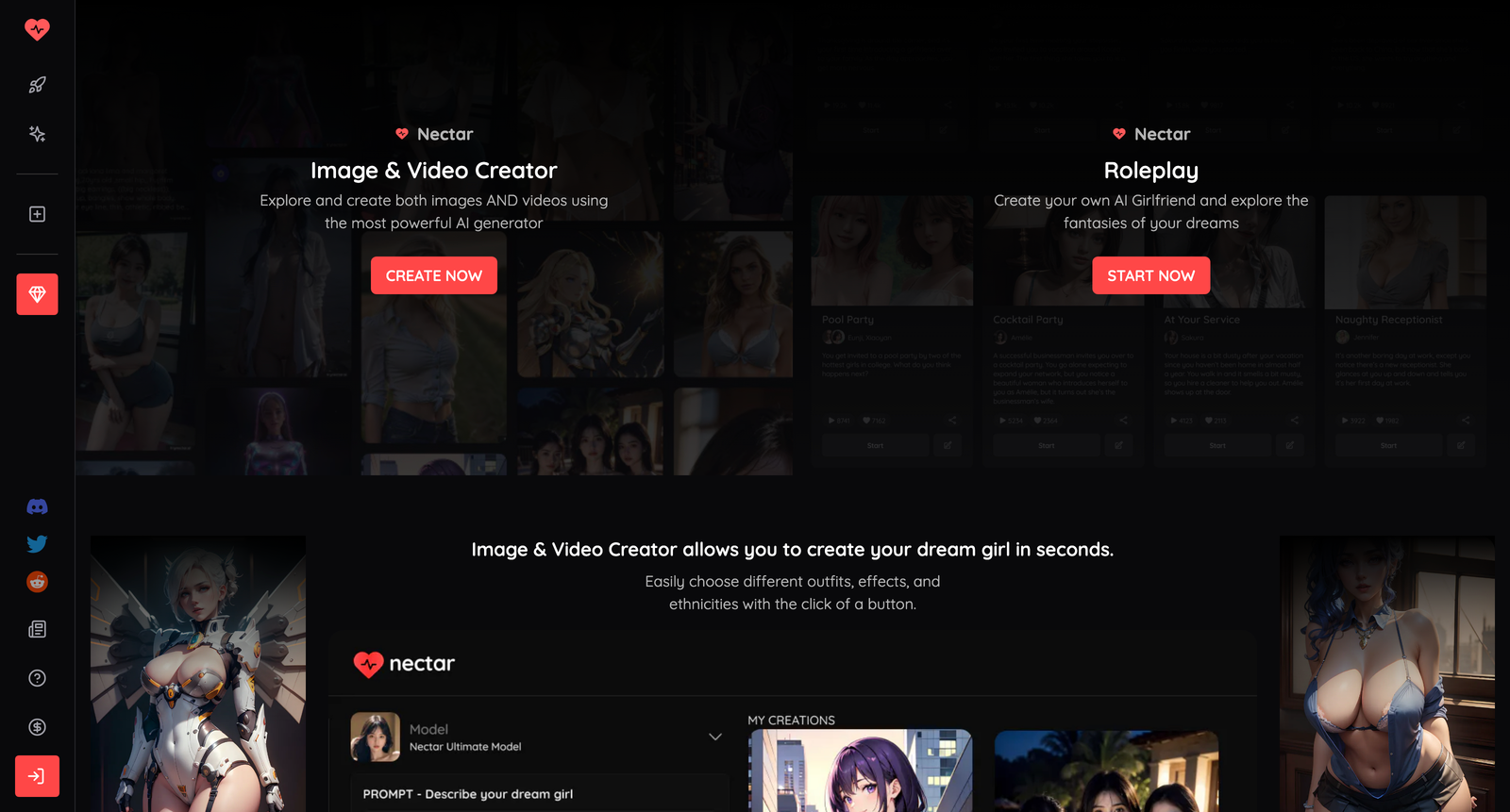 TryNectar’s AI Girlfriend - Create your Perfect - code.market