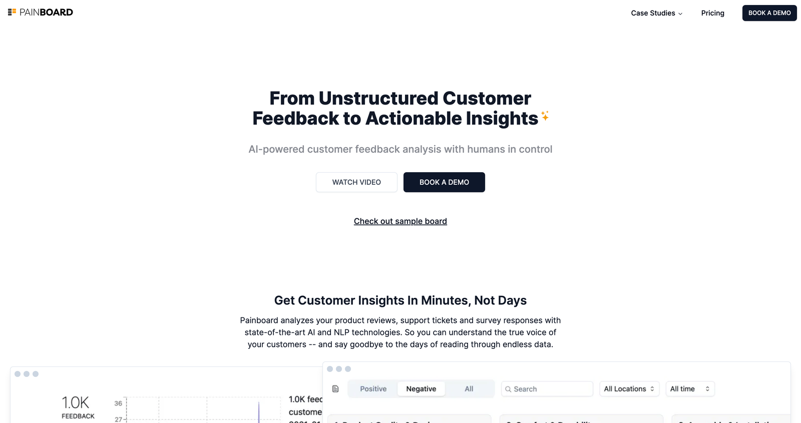 Painboard - From Unstructured Customer Feedback to Actionable Insights - code.market