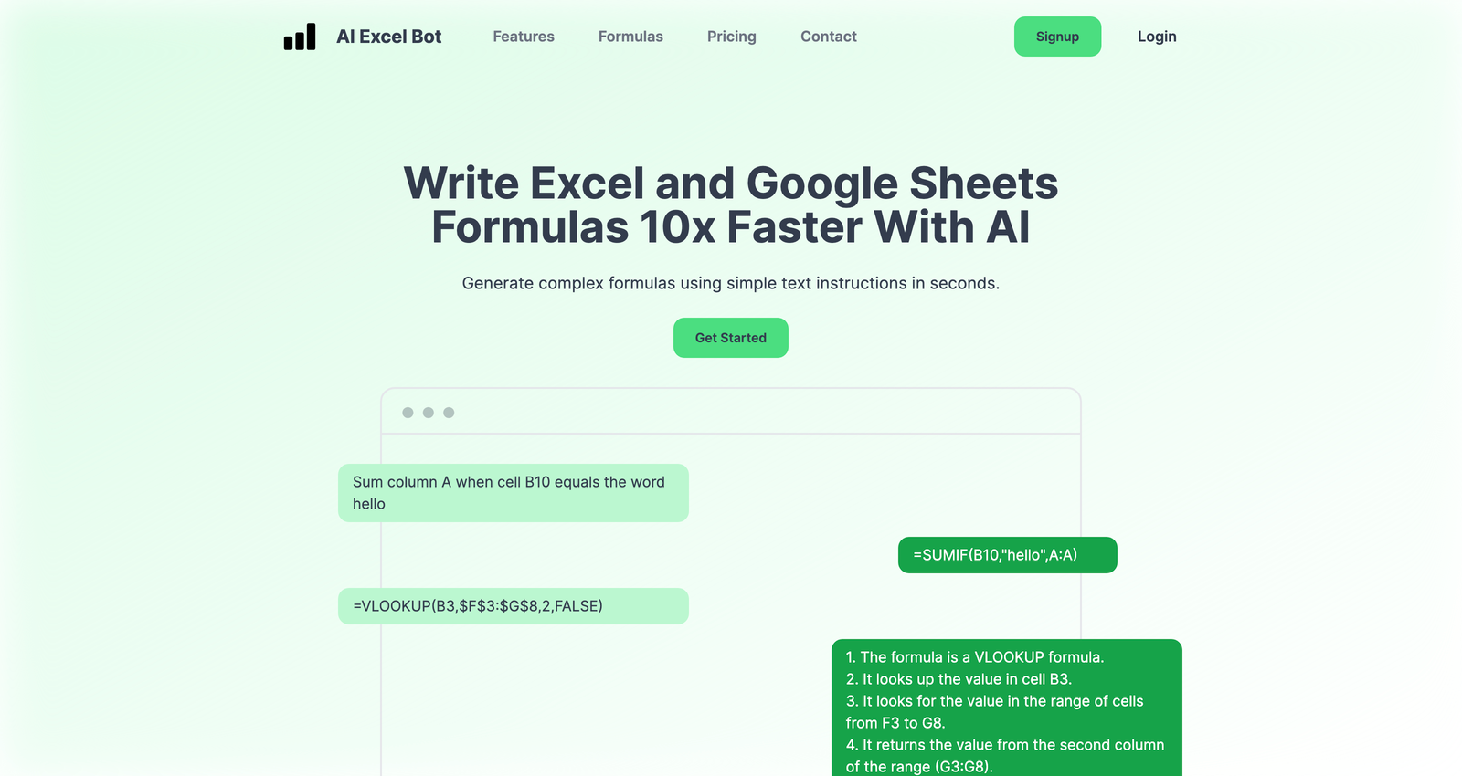 AI Excel Bot | Use AI To Generate Excel Formulas In Seconds - code.market