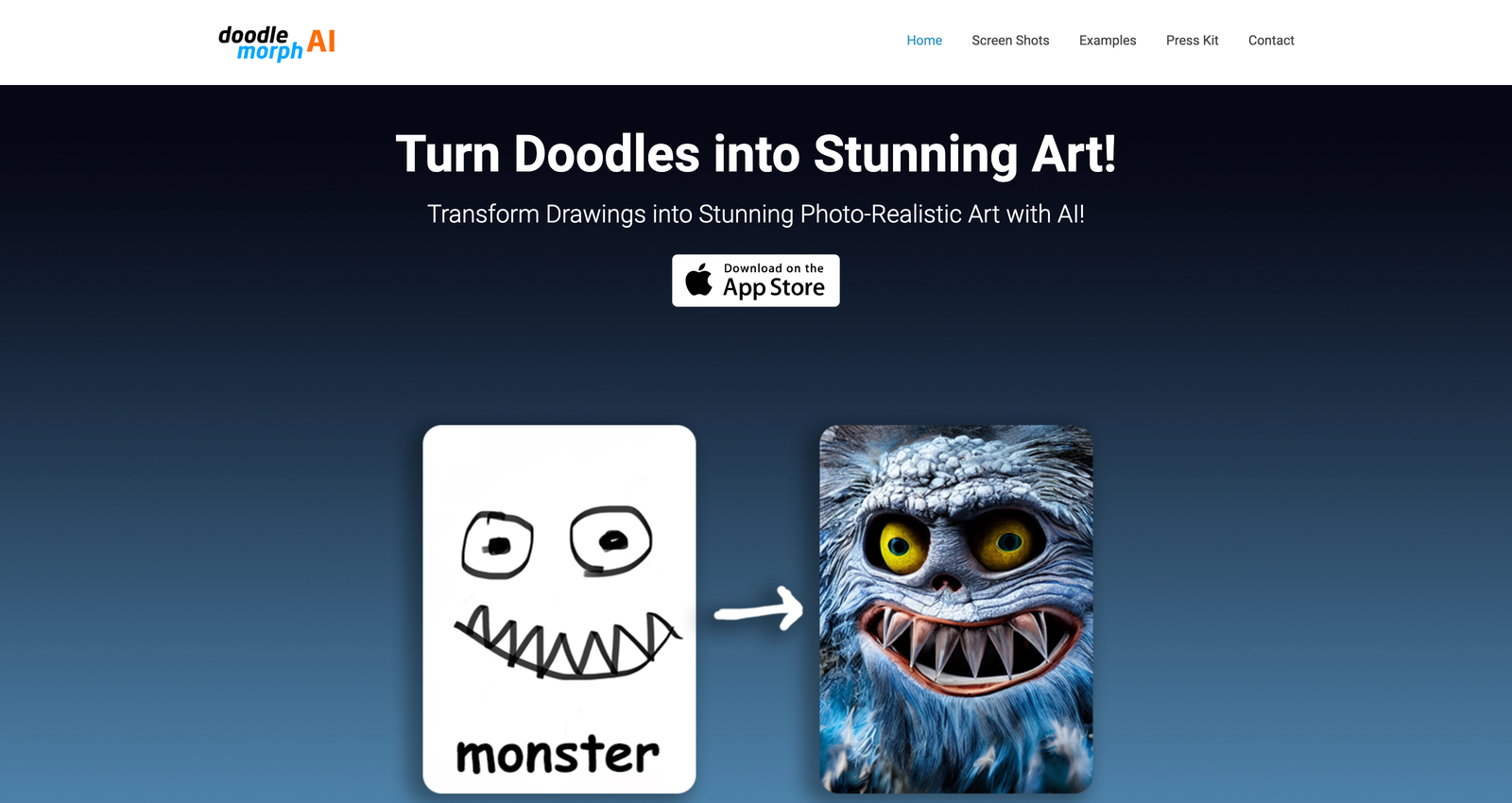 Doodle Morph AI - Turn doodles into photo realistic art - code.market