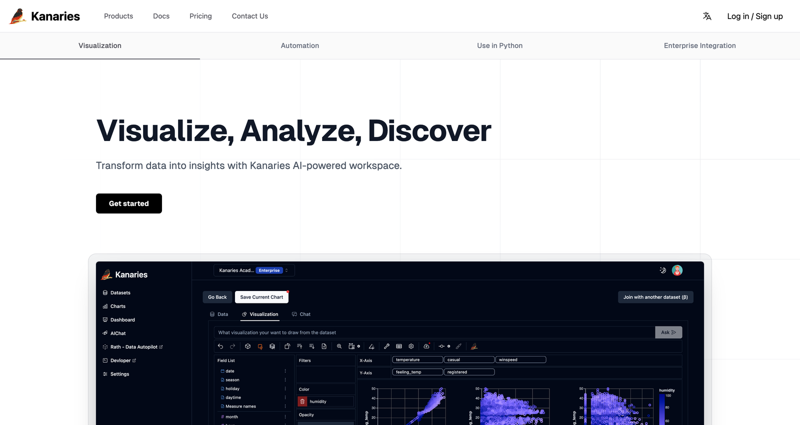Kanaries: AI powered exploratory data analysis - code.market