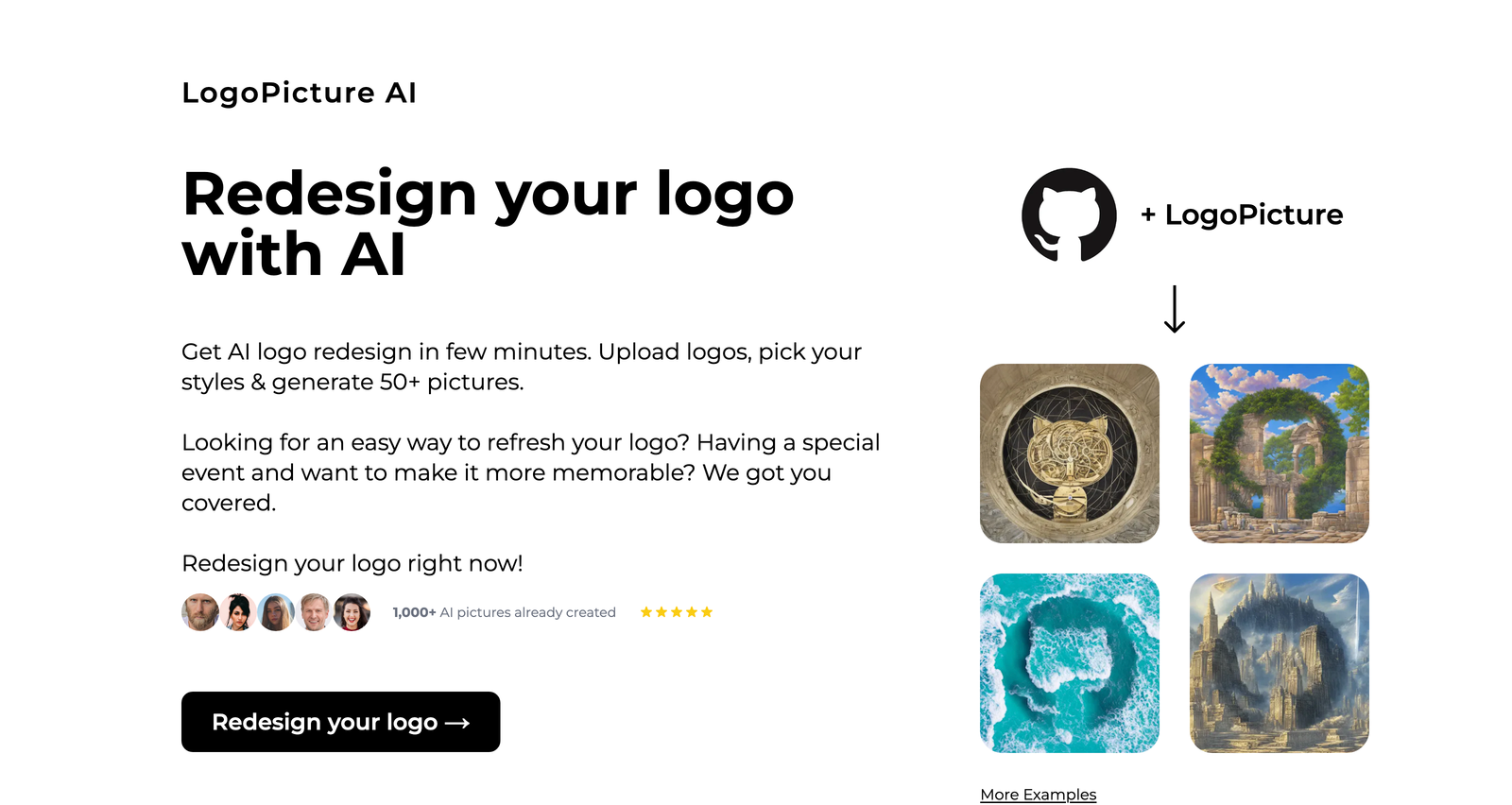 LogoPicture AI - Redesign your logo with AI - code.market