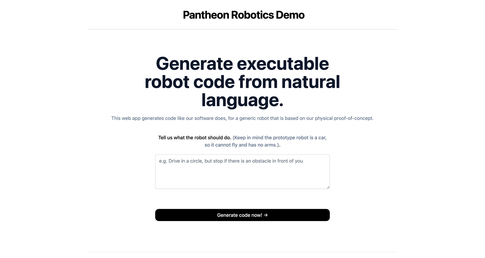 Robot Code Generator - code.market