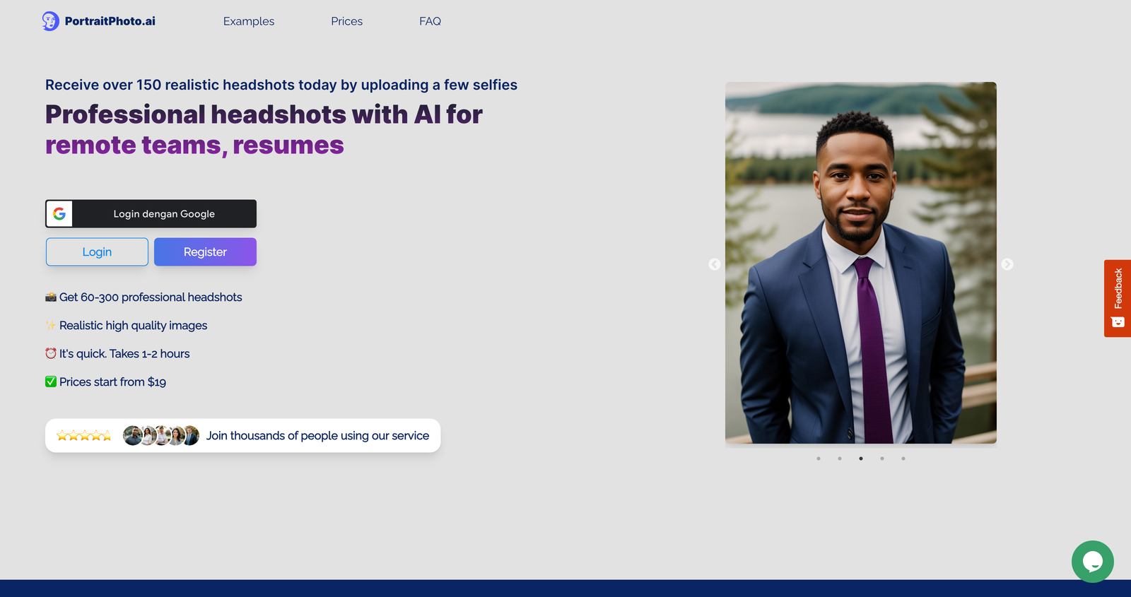 PortraitPhoto.ai - Professional headshots generated with AI - code.market