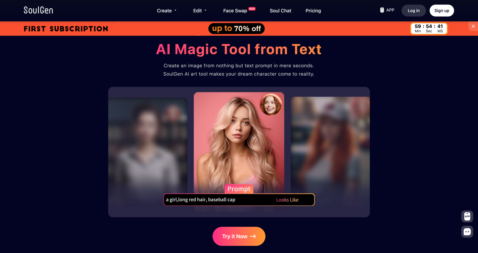 SoulGen: Free AI Magic Tool to Create Art from Text Online - code.market