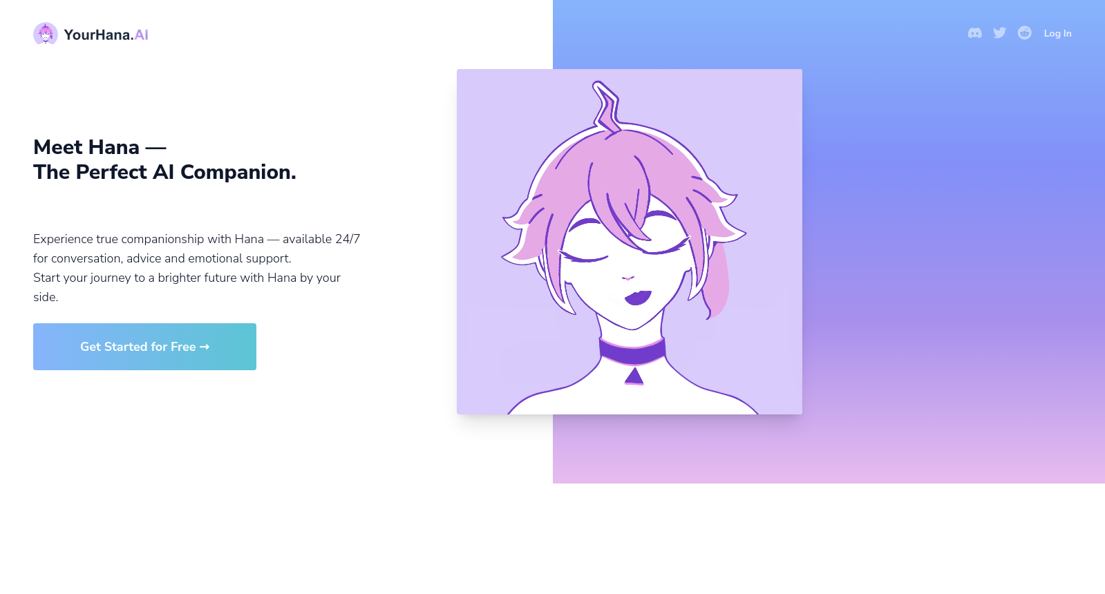 Meet Hana — The Perfect AI Companion - YourHana.AI - code.market
